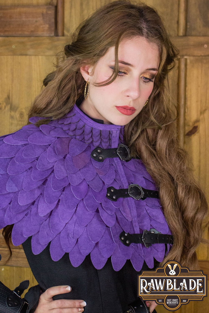 Oria Scale Gorget Purple (One Size) – LARP Gear