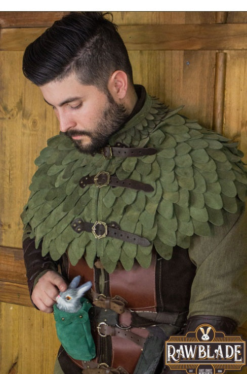 Oria Scale Gorget Green (One Size) – LARP Gear